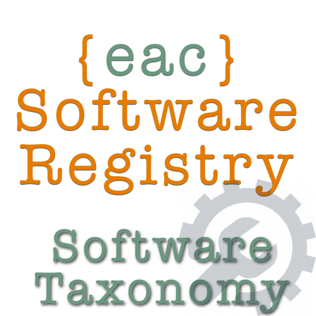 {eac}SoftwareRegistry Software Product Taxonomy – {eac}SoftwareRegistry